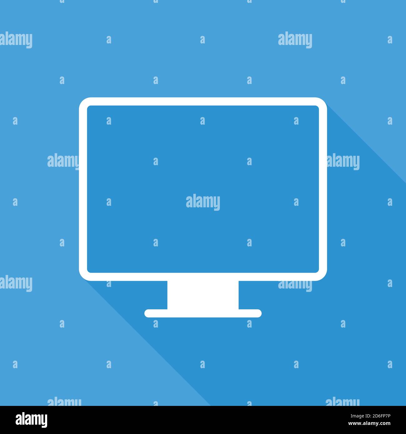 Flat design computer Stock Vector Images - Alamy