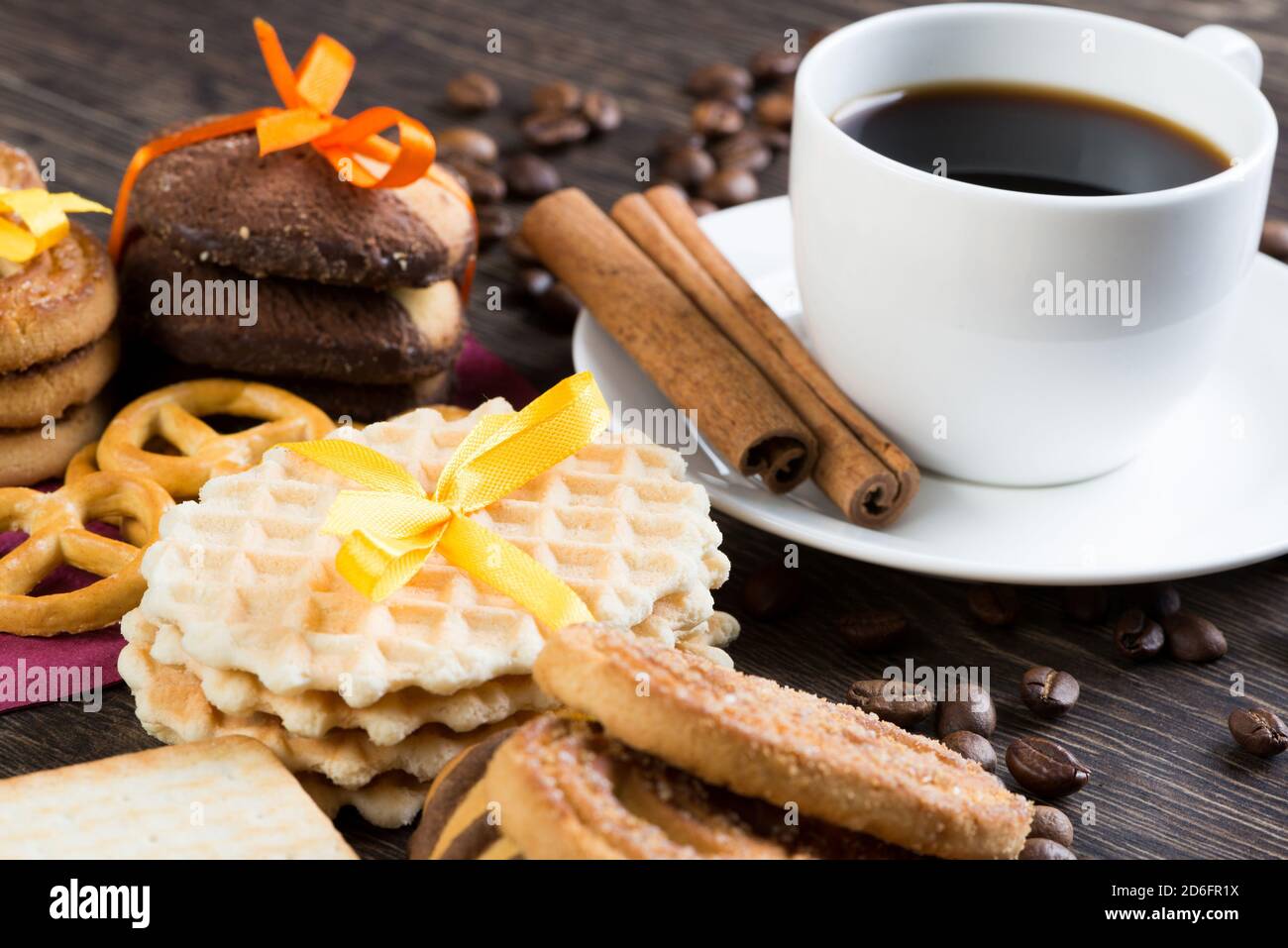Sweets for coffee break Stock Photo - Alamy