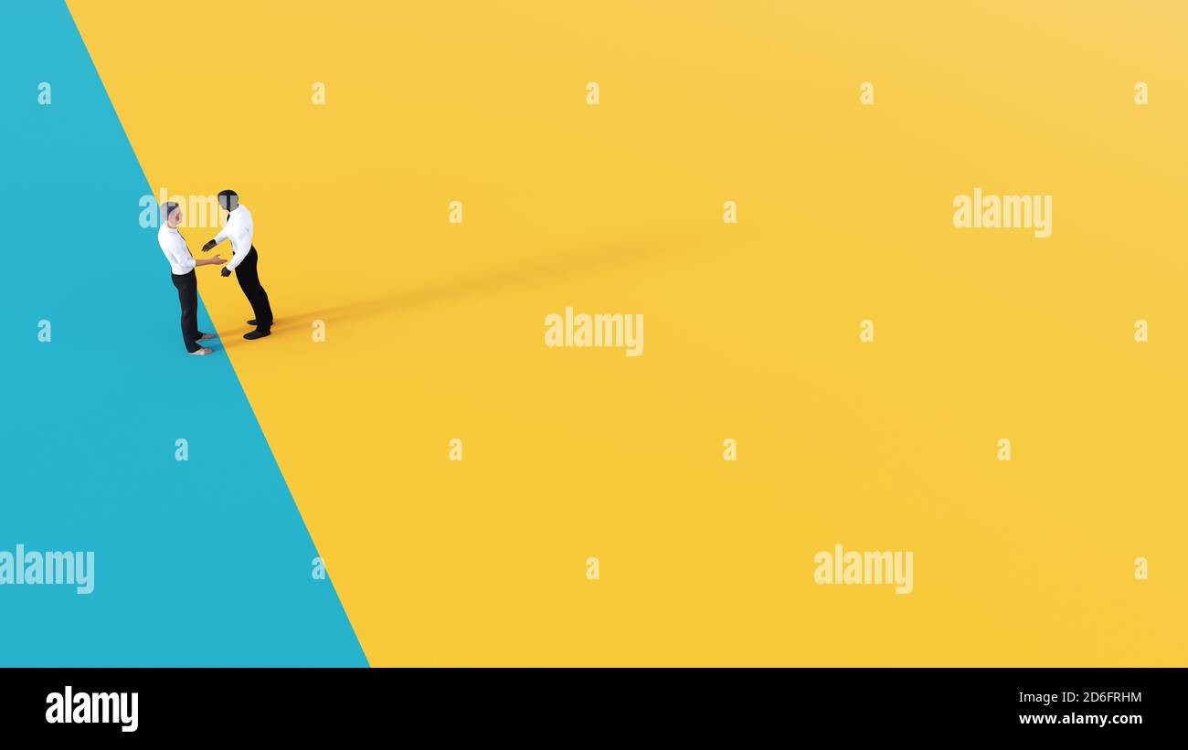 Business Deal Corporate Background with Sales Agreement Stock Photo - Alamy