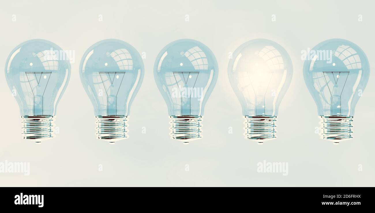 Think Outside the Box or Thinking Different Ideas Stock Photo - Alamy
