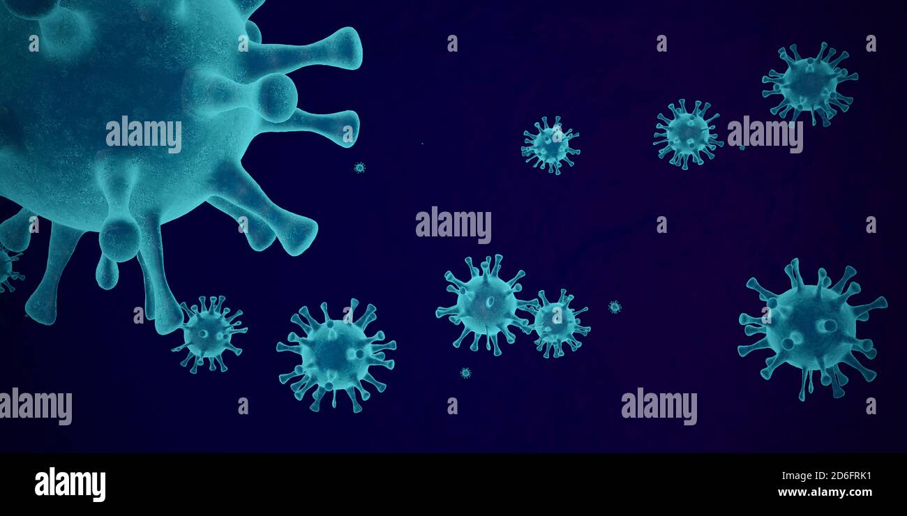 Epidemic Spreading Through Infection of a Virus or Flu Stock Photo - Alamy