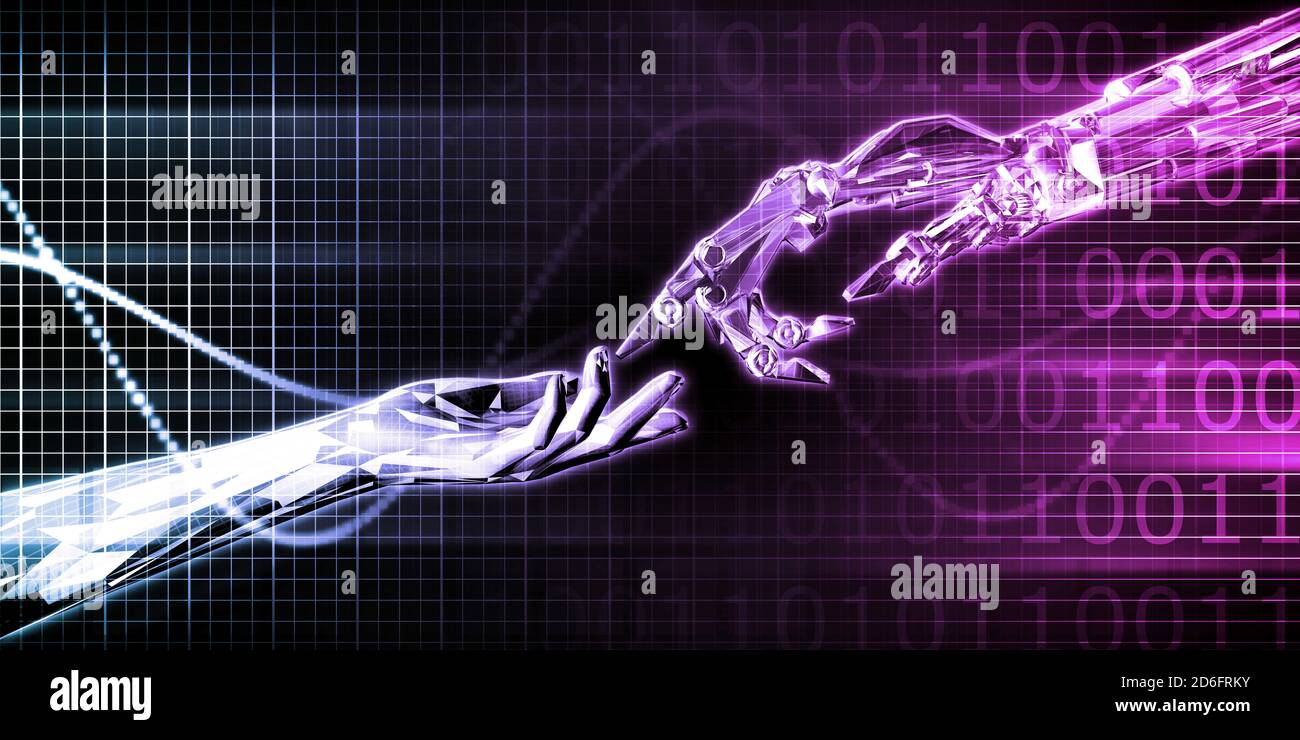 Modern Science as a Corporate Background Art Stock Photo - Alamy