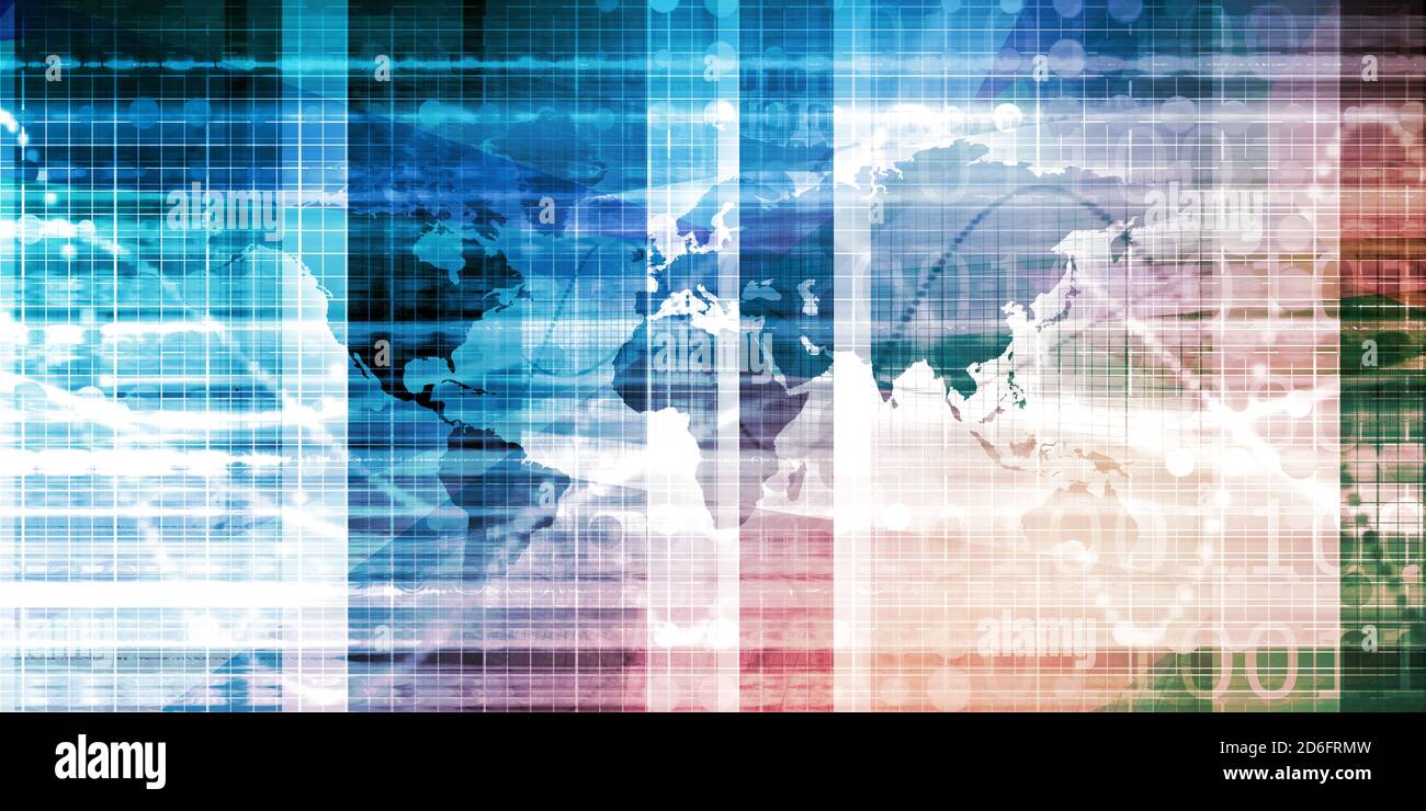 Internet Concept of a Global System and Business Stock Photo - Alamy