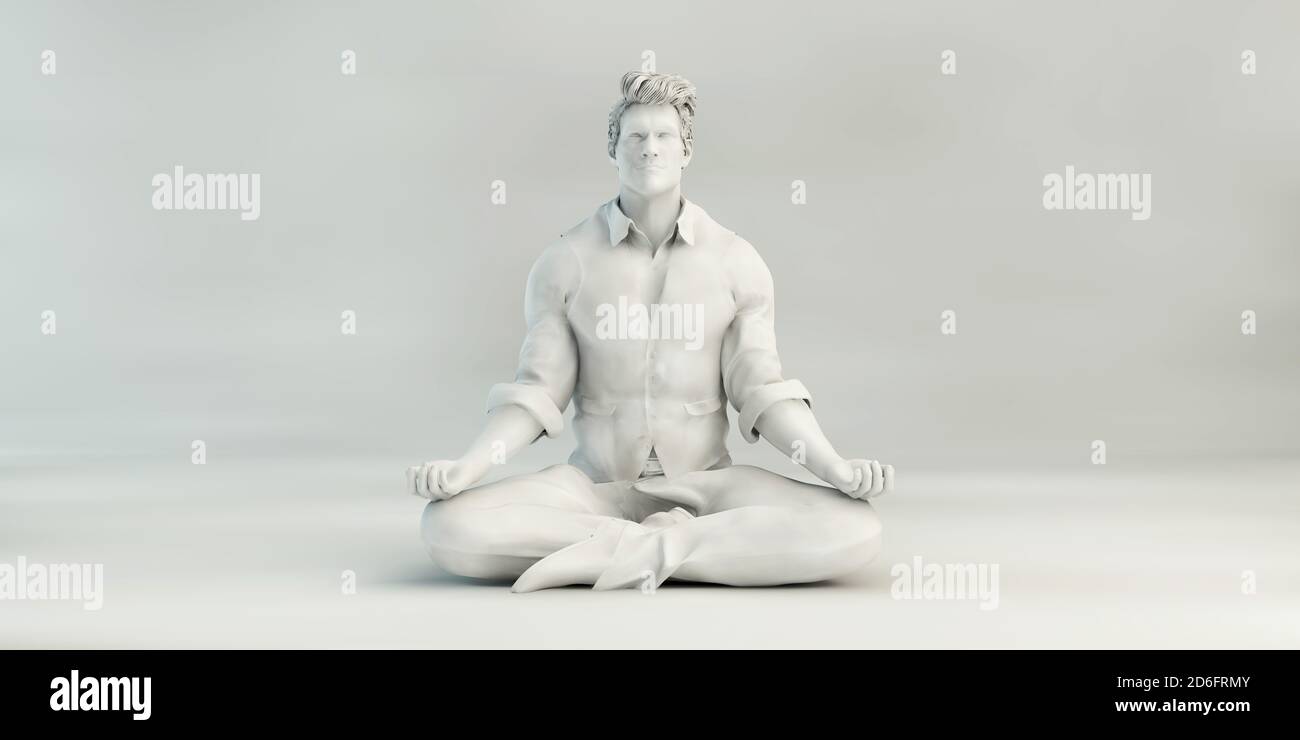 Ignoring Distractions and Shut Out Distraction Concept Art Stock Photo ...