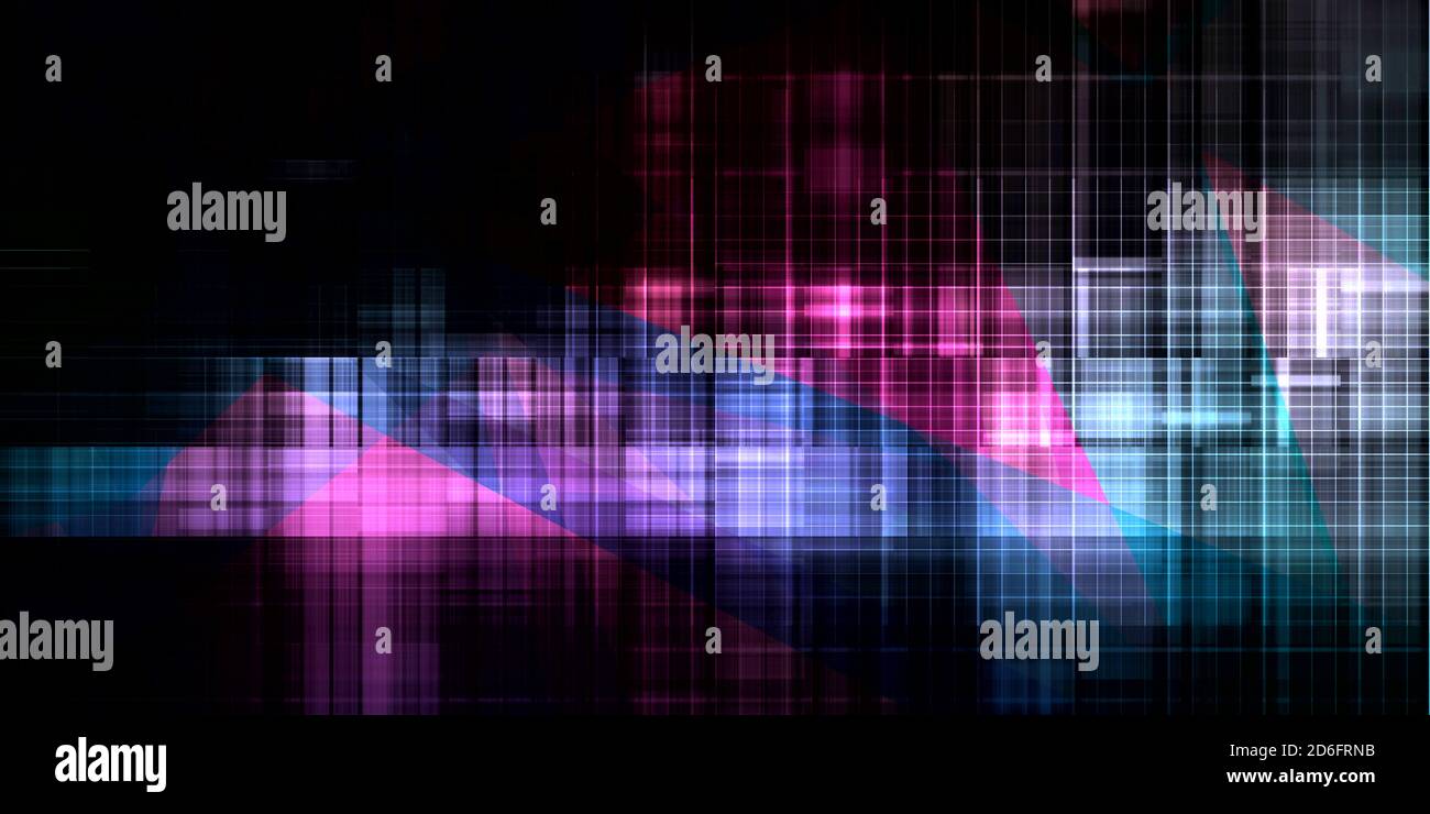 Futuristic Interface Business Graph And Chart Art Stock Photo - Alamy