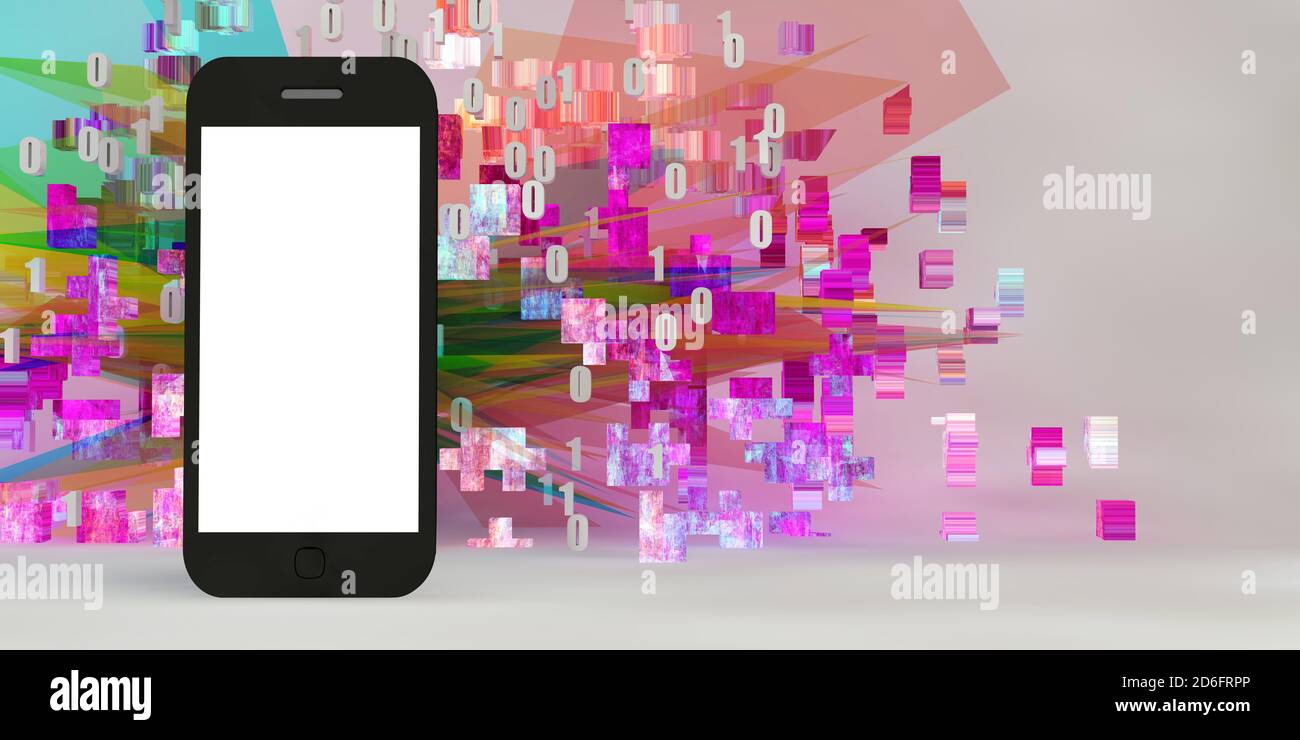 Mobile Phone App Download Now Exciting Background Stock Photo - Alamy
