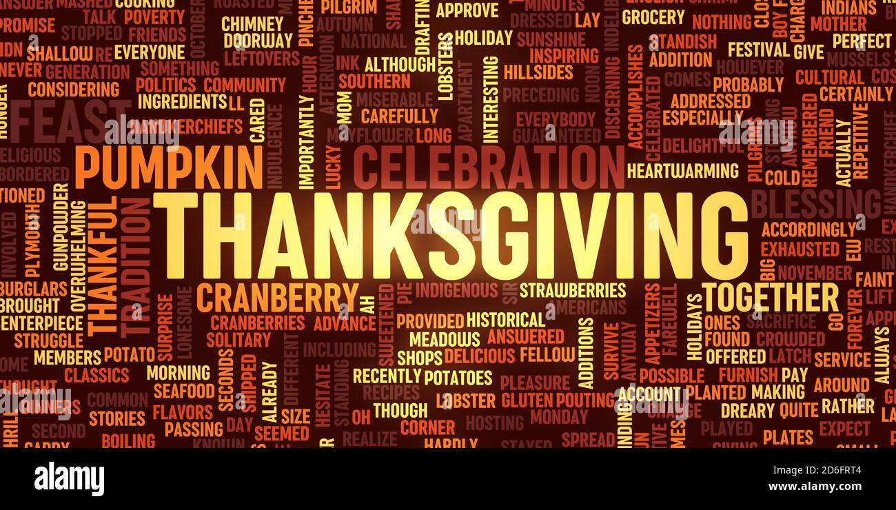 Thanksgiving Background with Fall Colors Decoration Stock Photo - Alamy