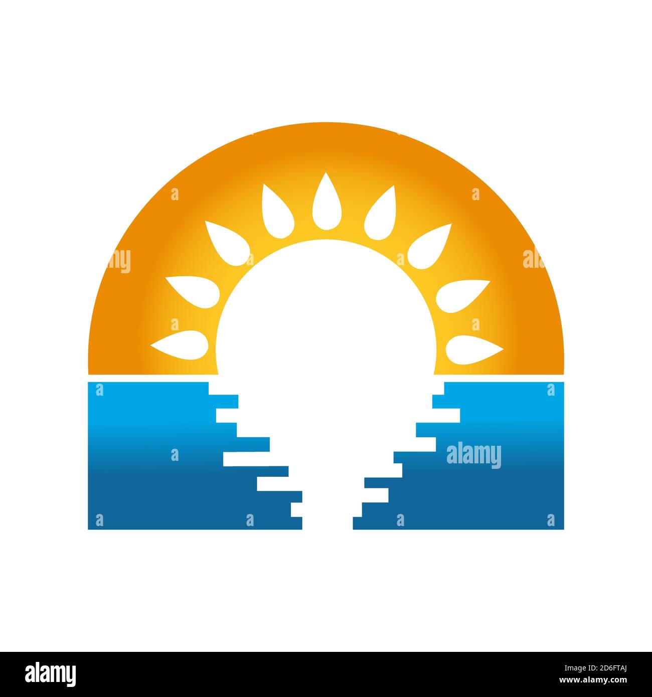 Simple clear sunset Cut Out Stock Images & Pictures - Alamy