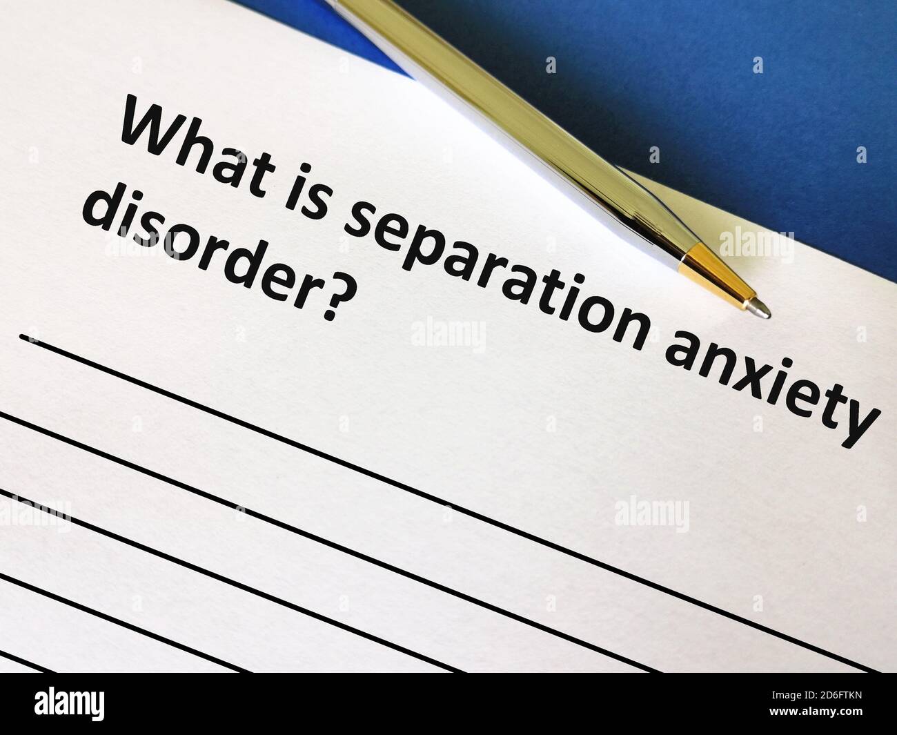 Separation anxiety disorder hi-res stock photography and images - Alamy