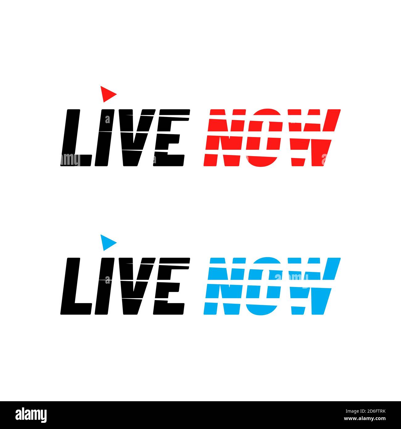live now logo icon for TV News Entertaining show online sign banner ...