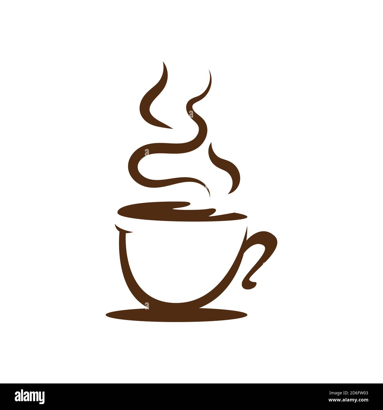 a cup of coffee logo Design vector illustrations Stock Vector Image ...