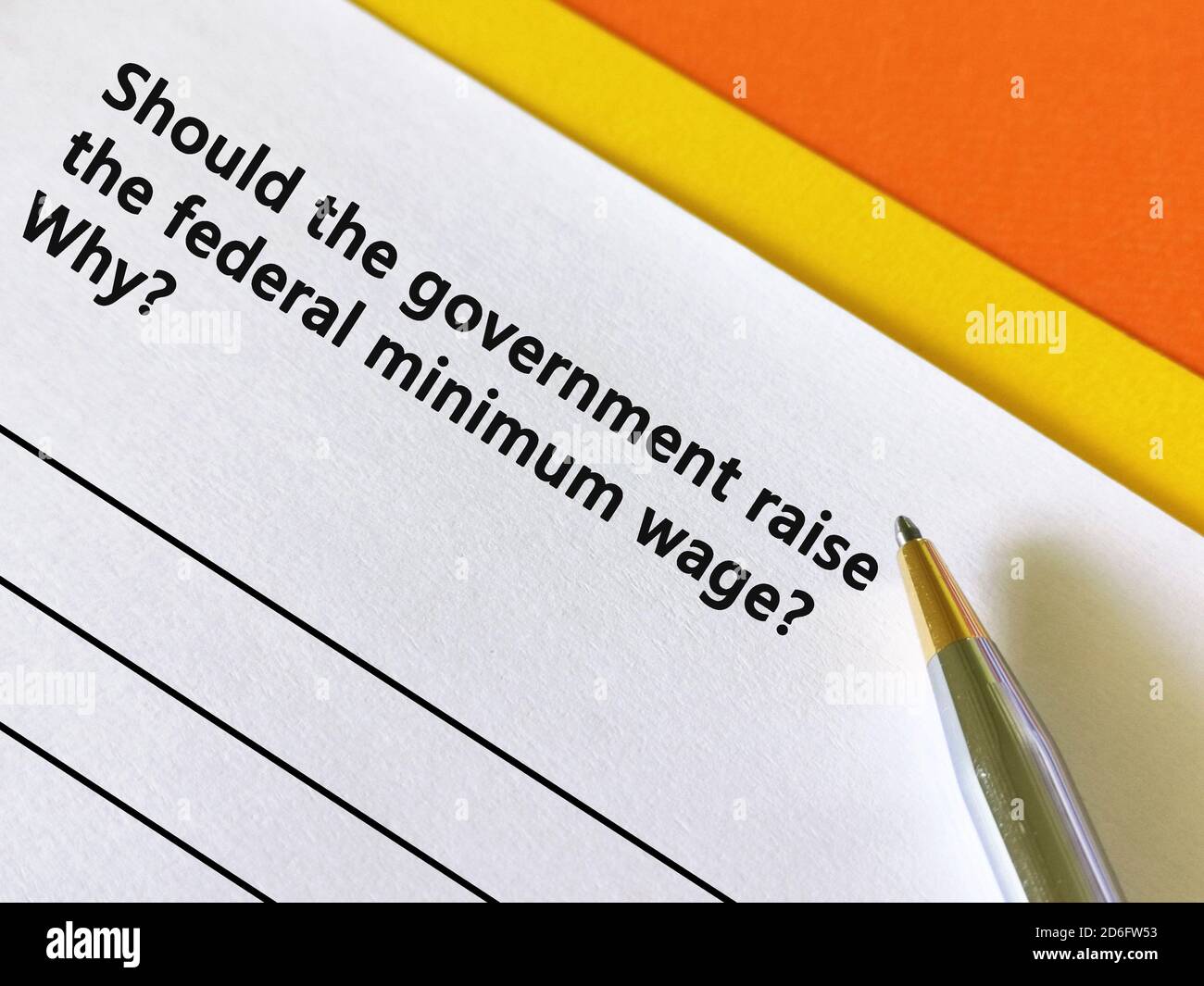 Federal government questionnaire hi-res stock photography and images ...