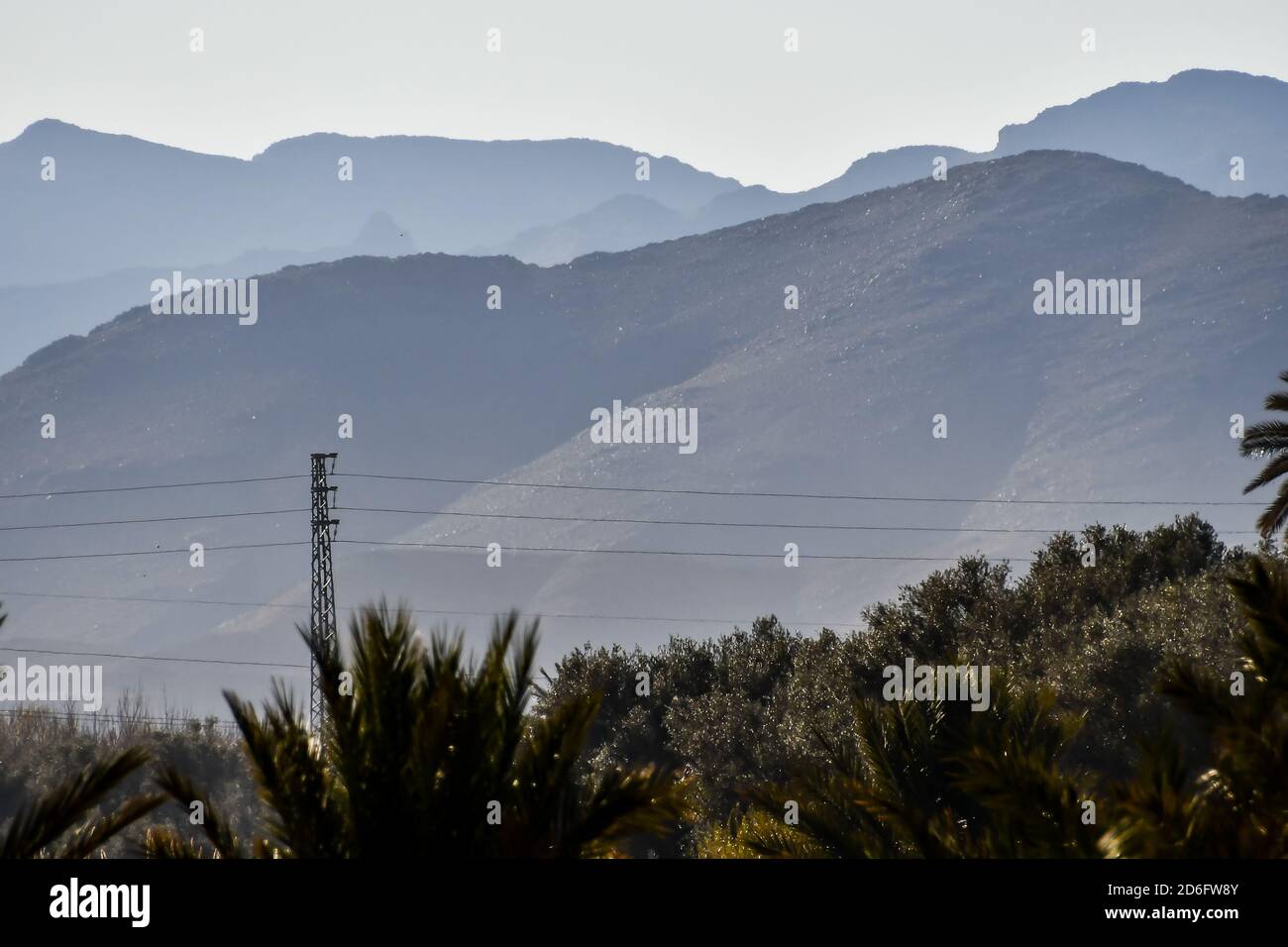 view of atlas moroccan mountains in morocco Africa Stock Photo - Alamy