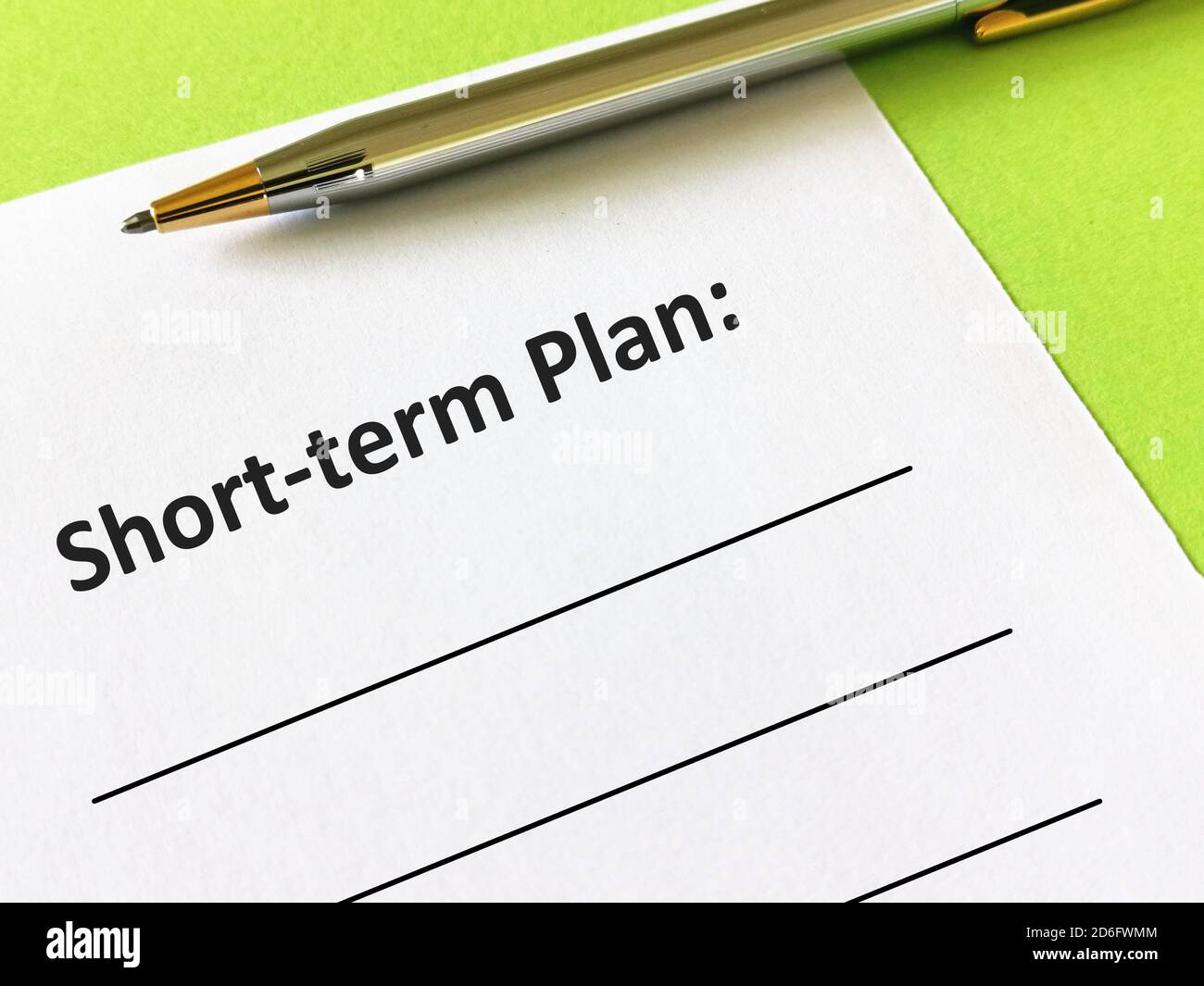 Short term plan hi-res stock photography and images - Alamy