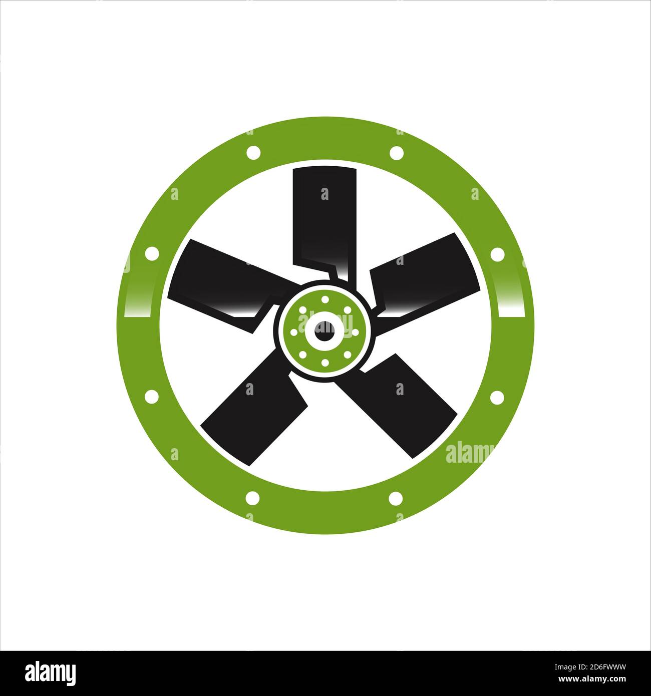 creative abstract wind turbine fan logo design vector illustrations ...