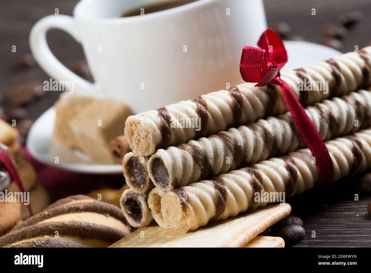Sweets for coffee break Stock Photo - Alamy