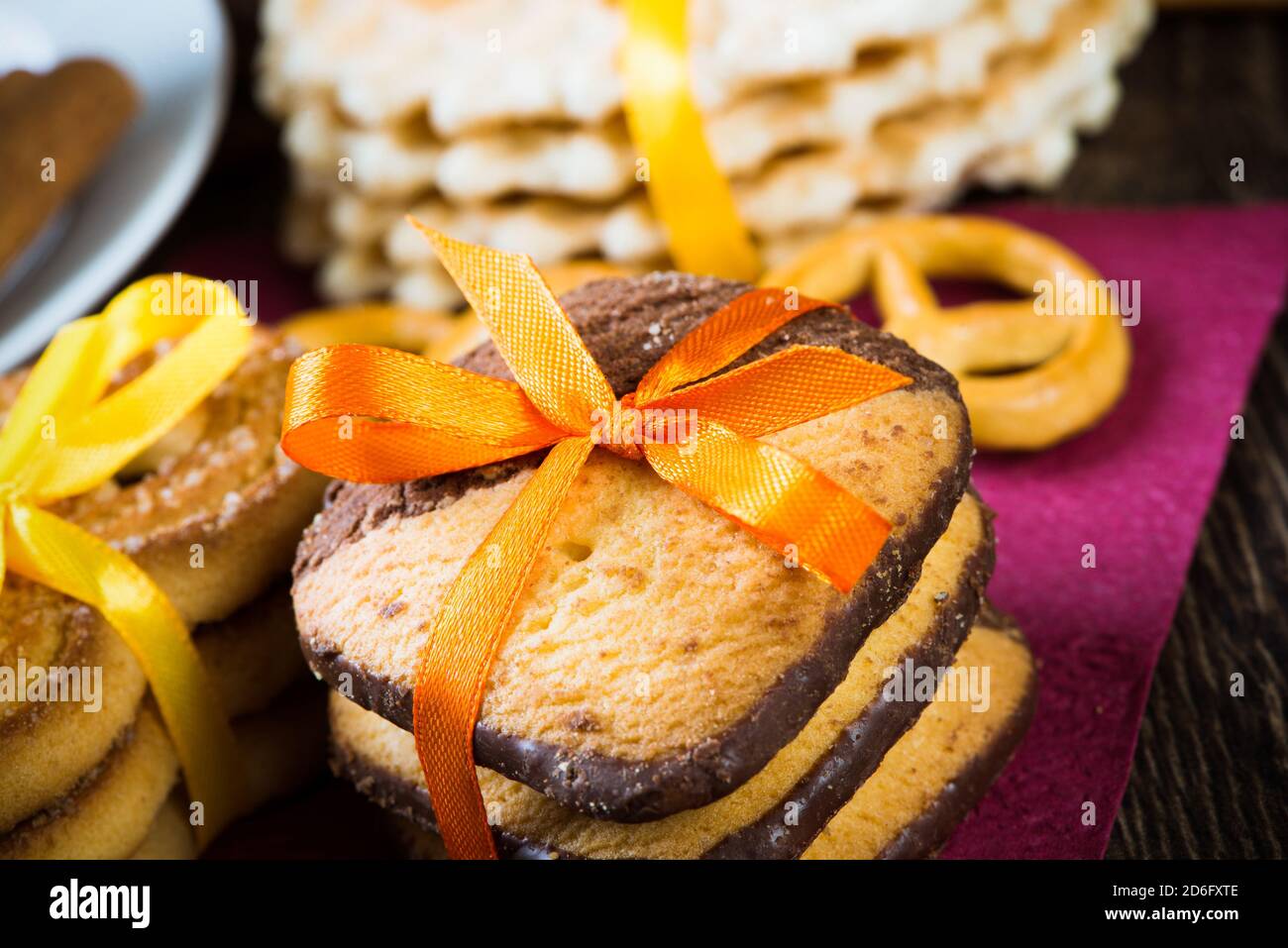 Sweets for coffee break Stock Photo - Alamy