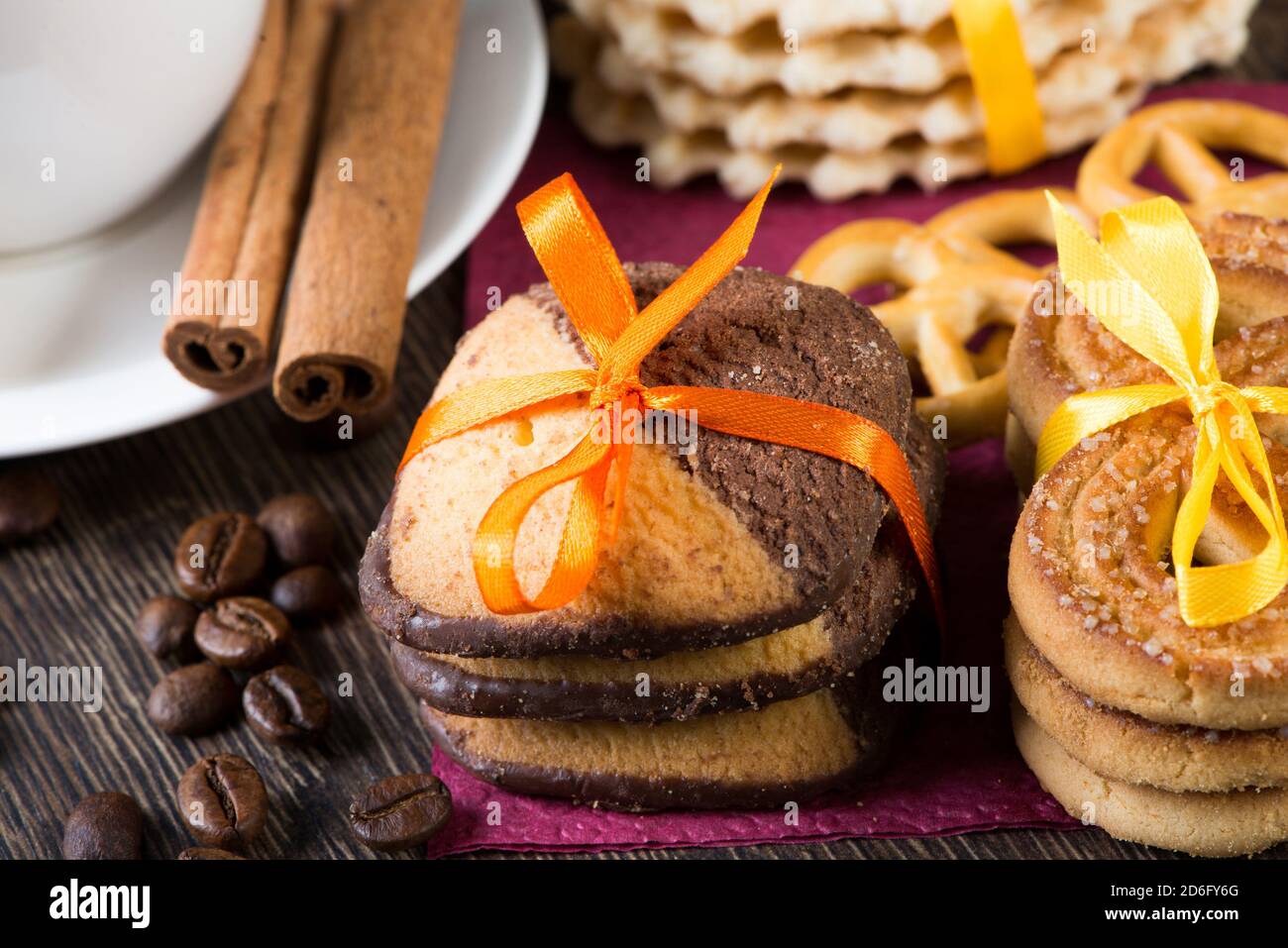 Sweets for coffee break Stock Photo - Alamy