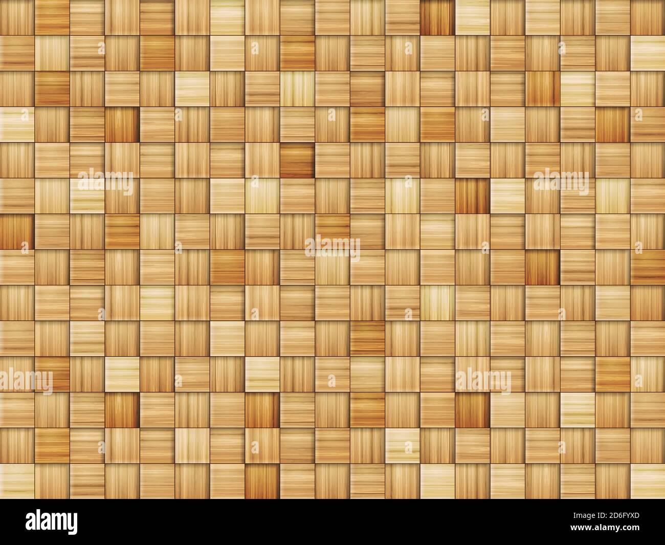 Background formed by wooden square blocks. Vector illustration Stock ...
