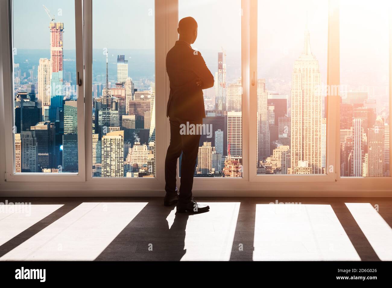 View through city window hi-res stock photography and images - Alamy