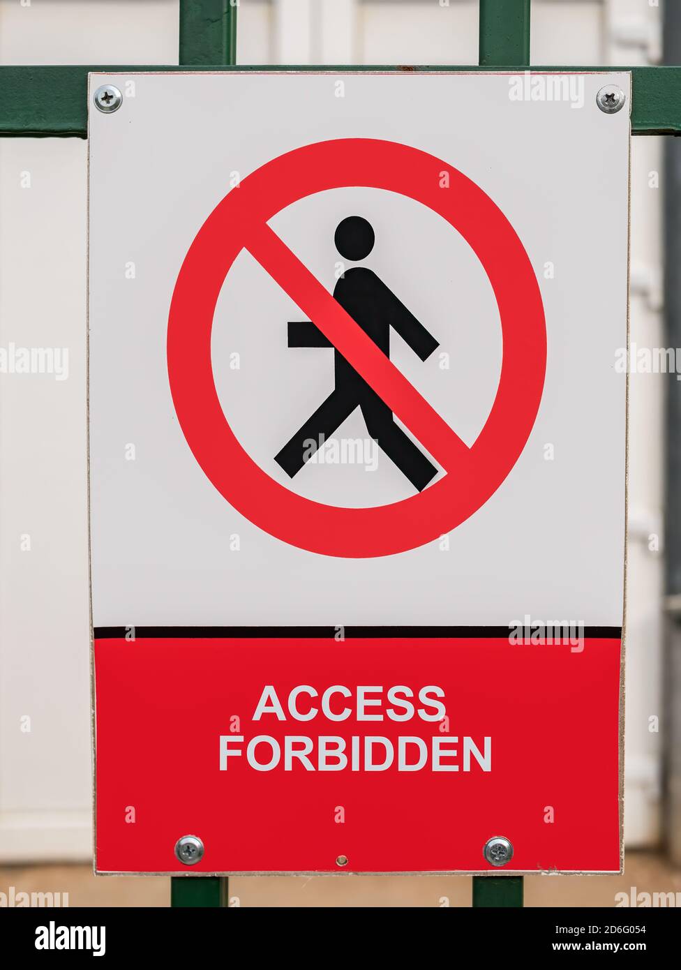 No entry unauthorized persons sign hi-res stock photography and images ...