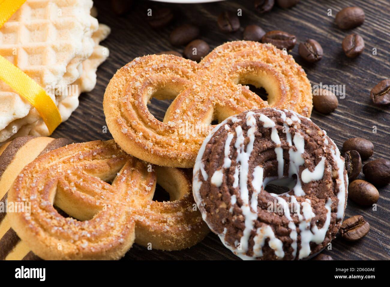 Sweets for coffee break Stock Photo - Alamy