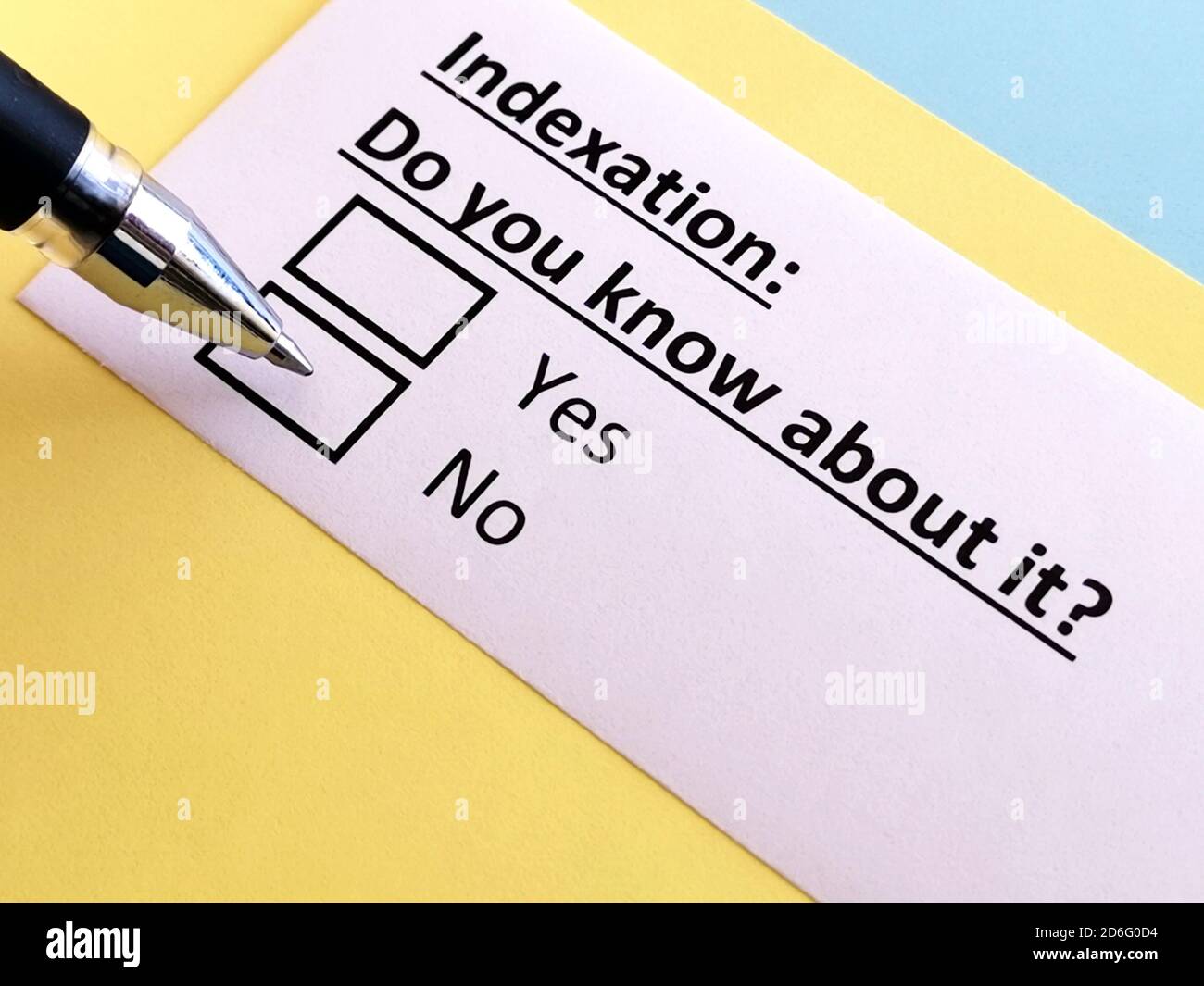 Indexation hi-res stock photography and images - Alamy