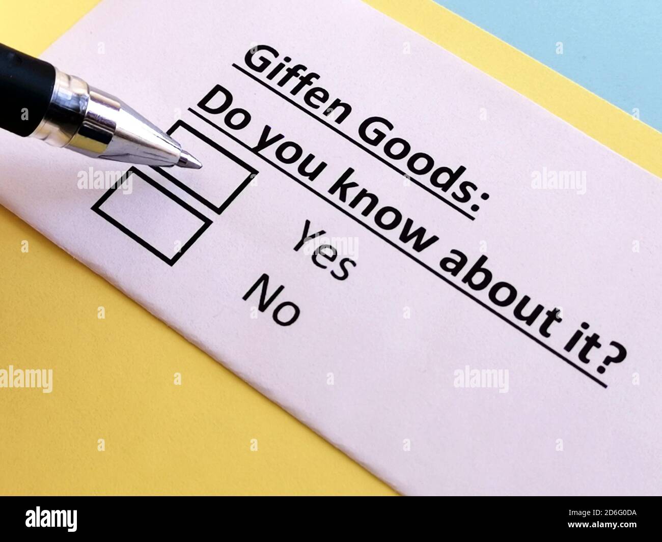 Giffen goods hi-res stock photography and images - Alamy