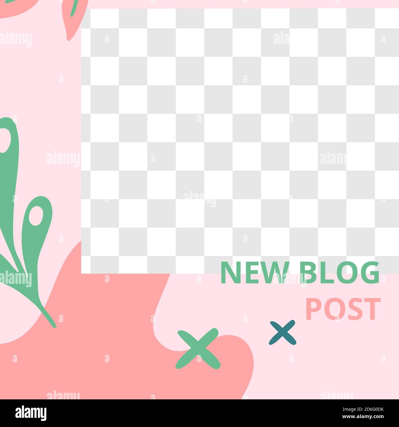 Floral post. Garden flora new blog post social media post template ...