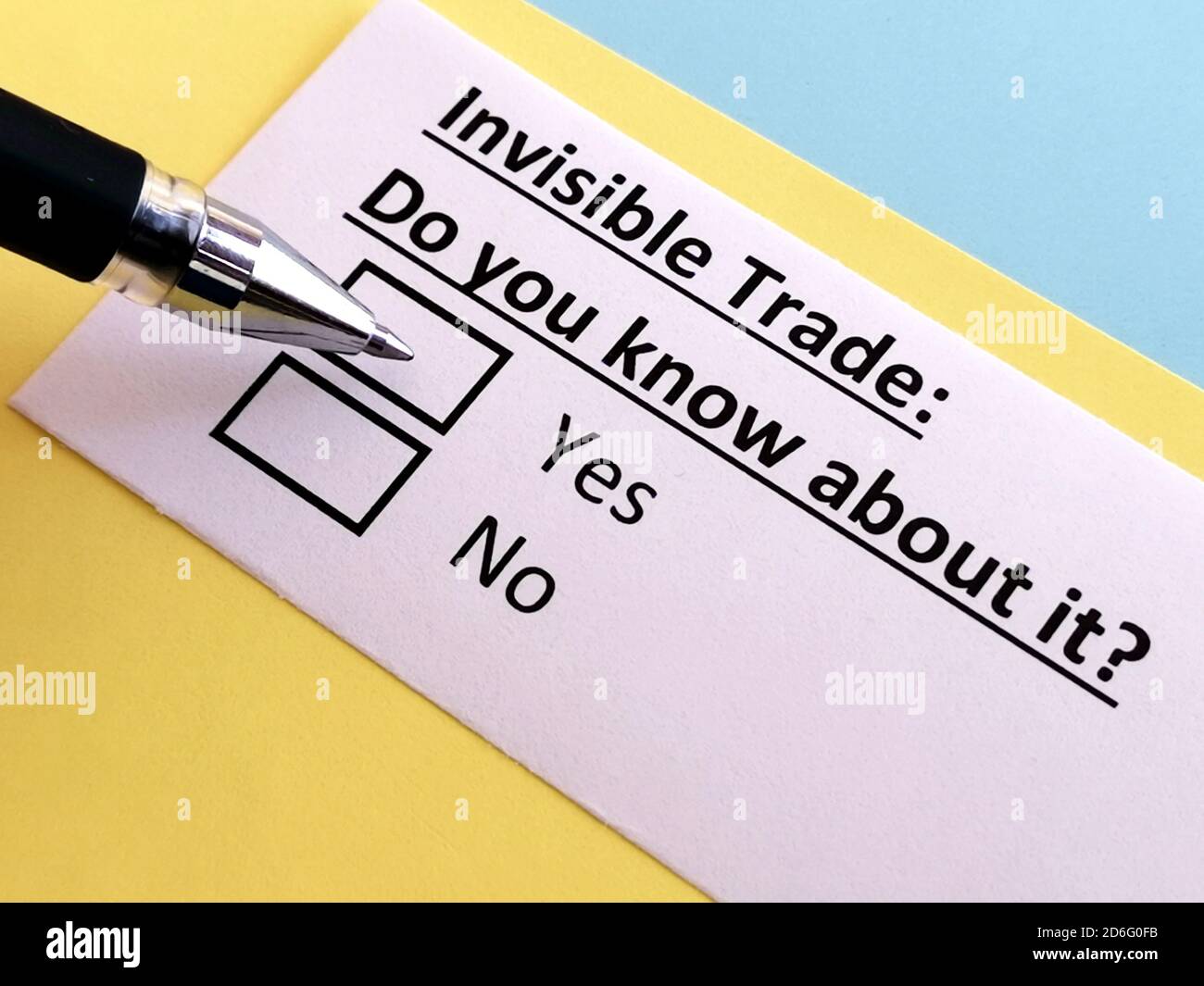 Invisible trade hi-res stock photography and images - Alamy