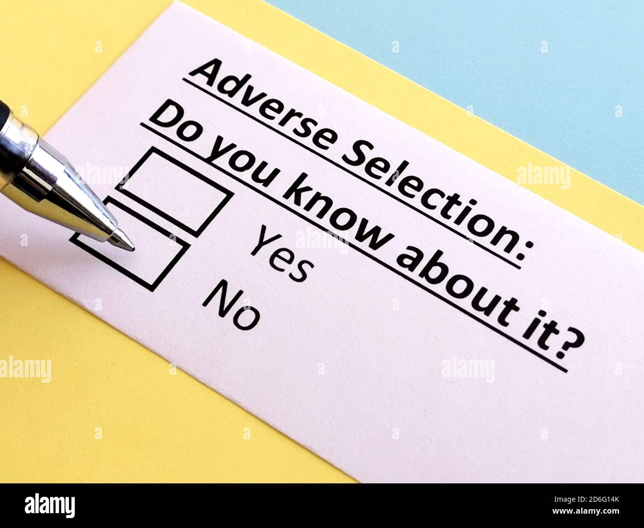 Adverse selection hi-res stock photography and images - Alamy