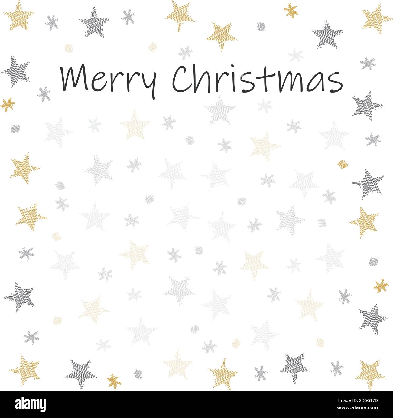 Christmas stars dots pattern scribble drawing isolated, for christmas ...