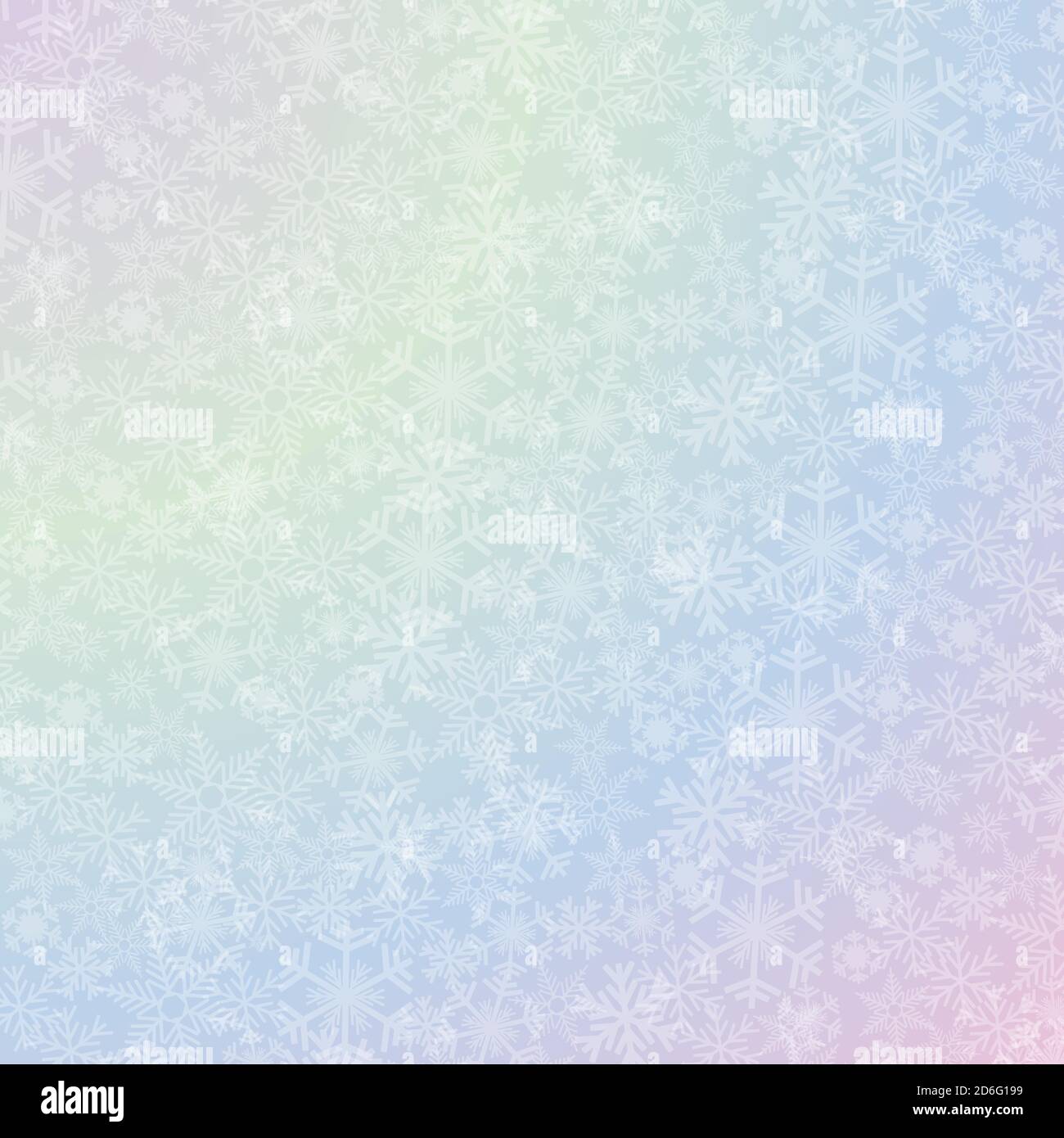 Vector Winter Background. A cold Christmas with snowfall and ice ...