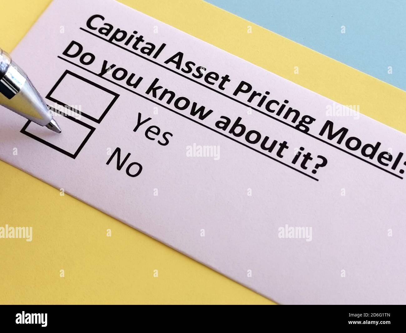 Asset pricing model hi-res stock photography and images - Alamy