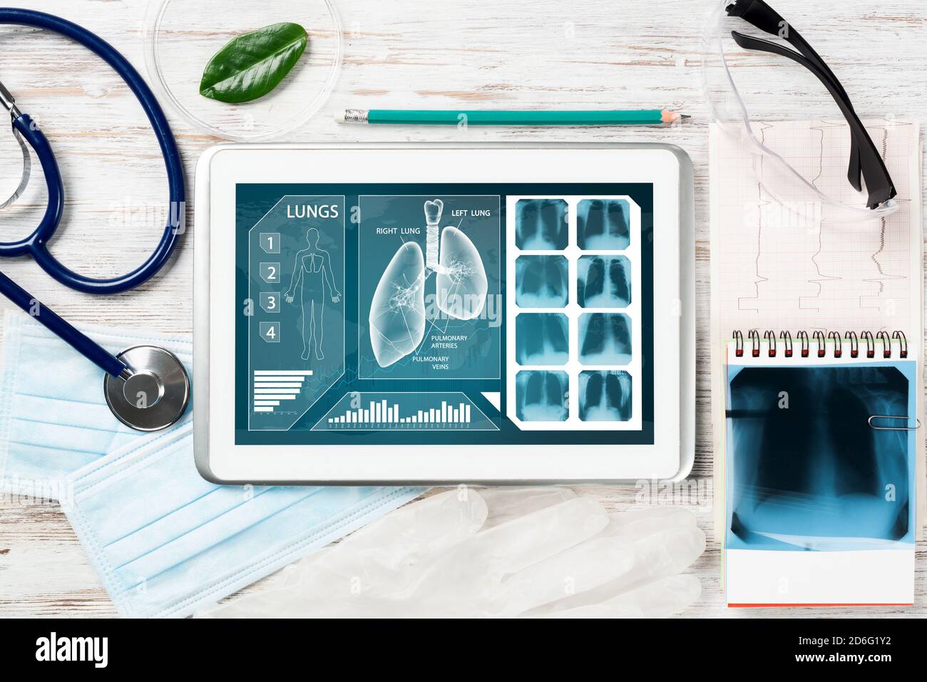 Top view medical screening hi-res stock photography and images - Alamy