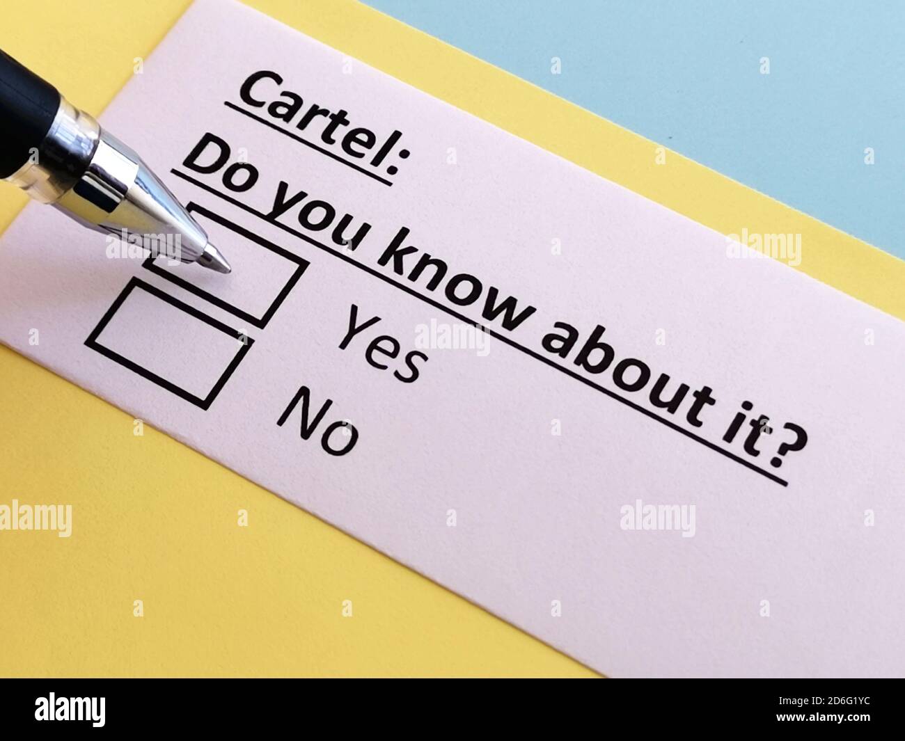 Cartel learn hi-res stock photography and images - Alamy