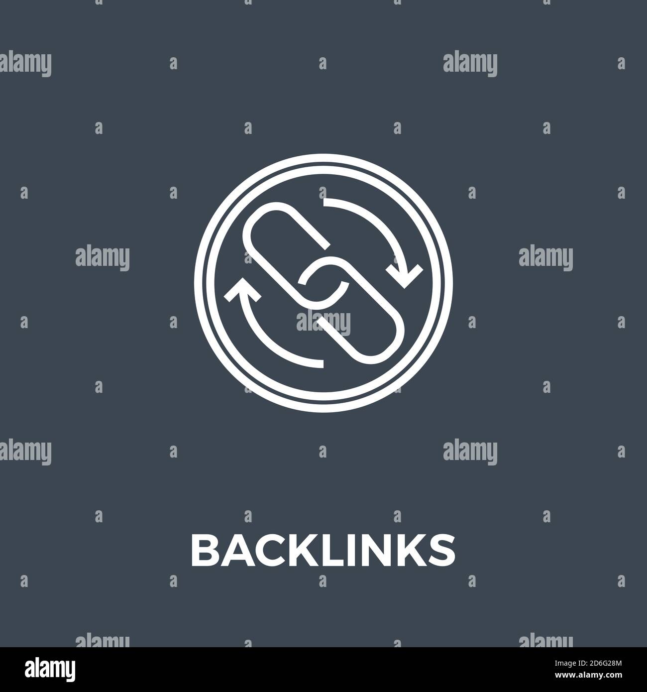 Chainlink concept abstract Stock Vector Images - Alamy