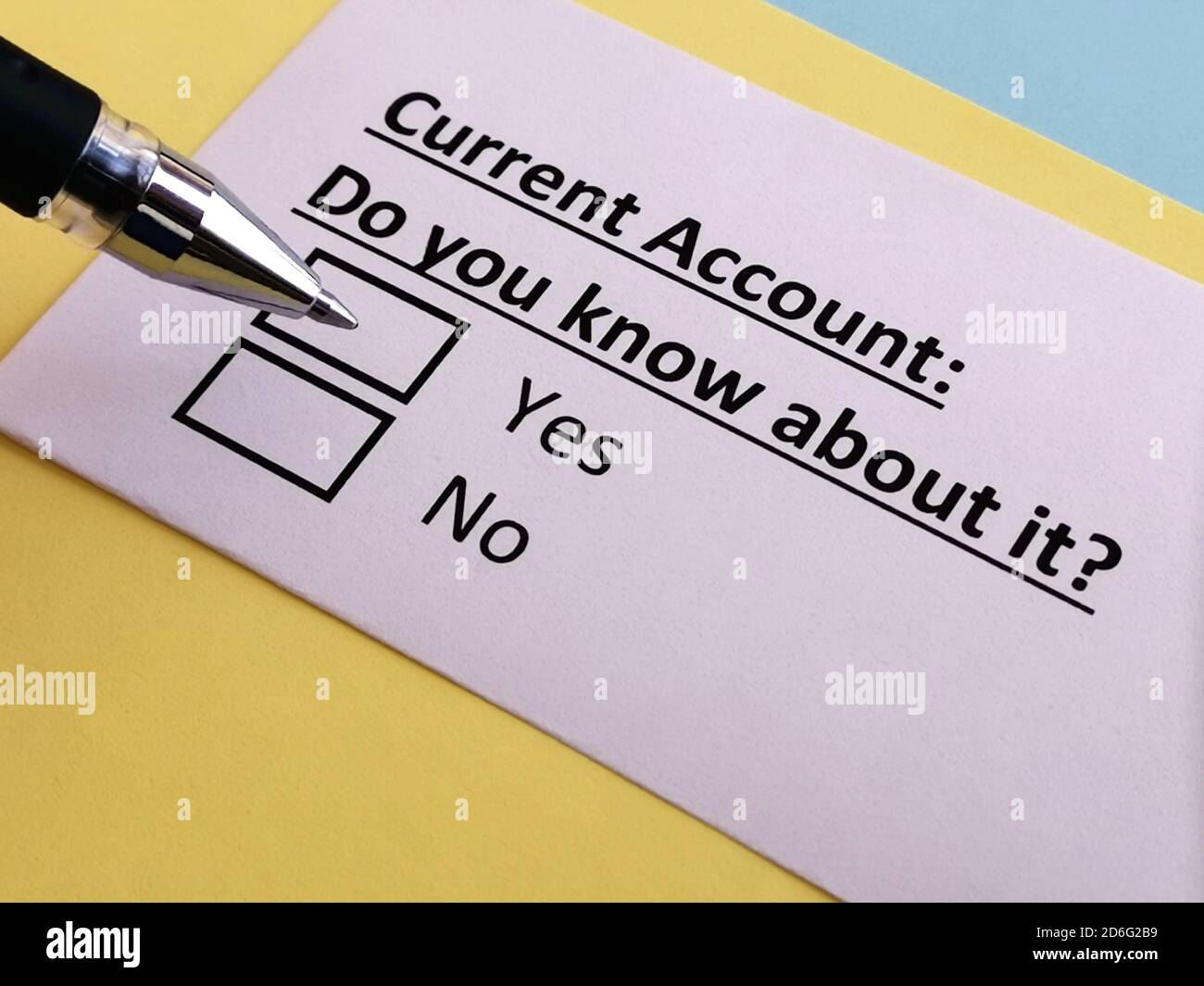 Current Deposit Account