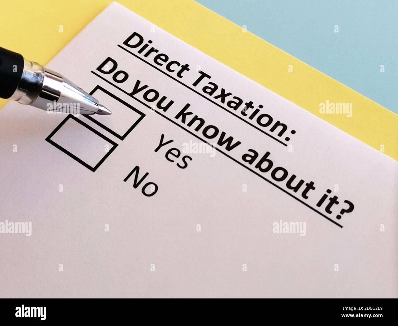Direct taxation hi-res stock photography and images - Alamy