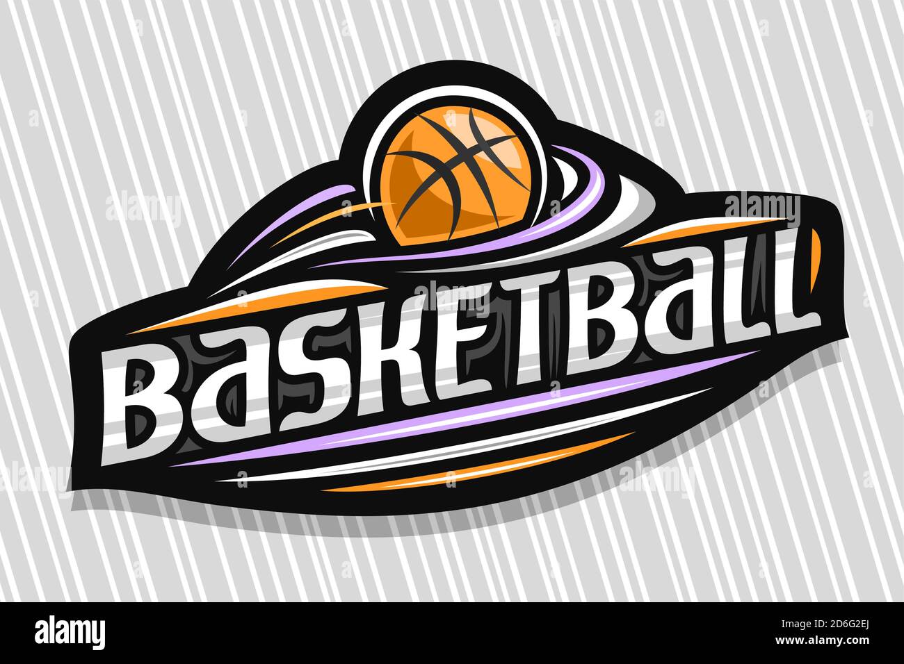 Flying Basketball Logo