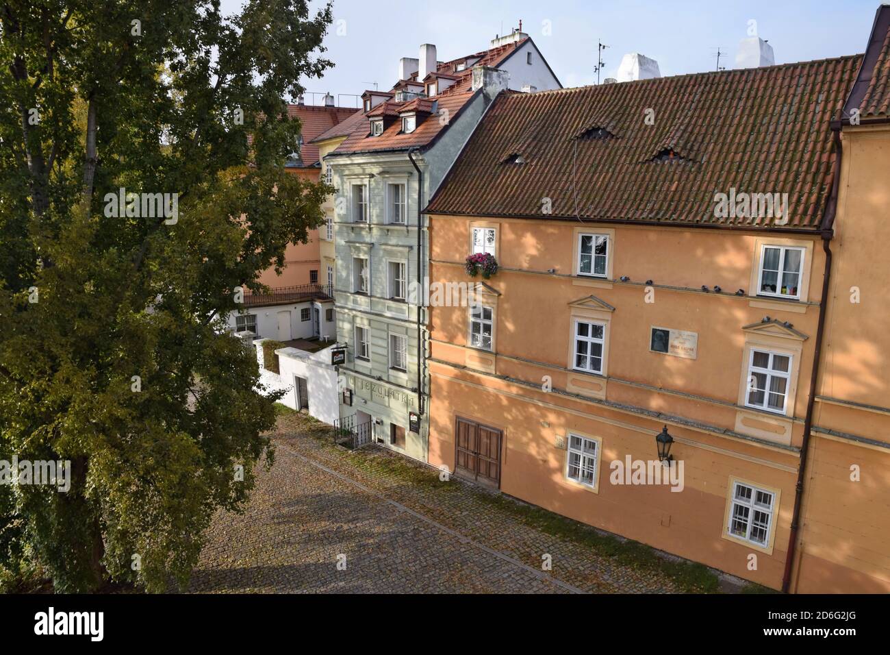 Prague, the capital of Czechia, situated on the Vltava river, founded ...
