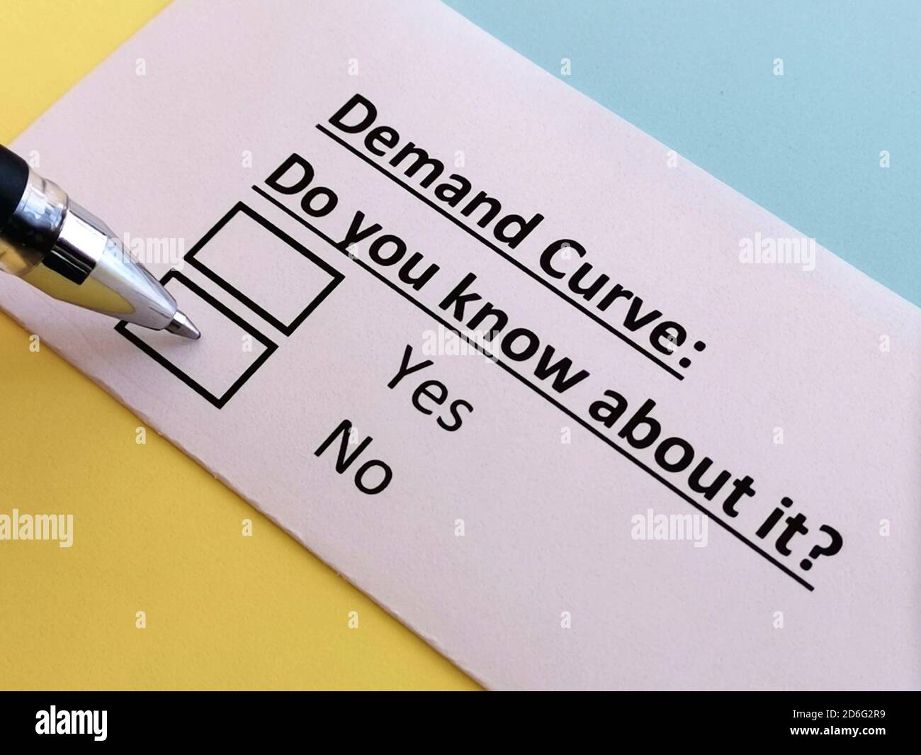 Demand curve hi-res stock photography and images - Alamy