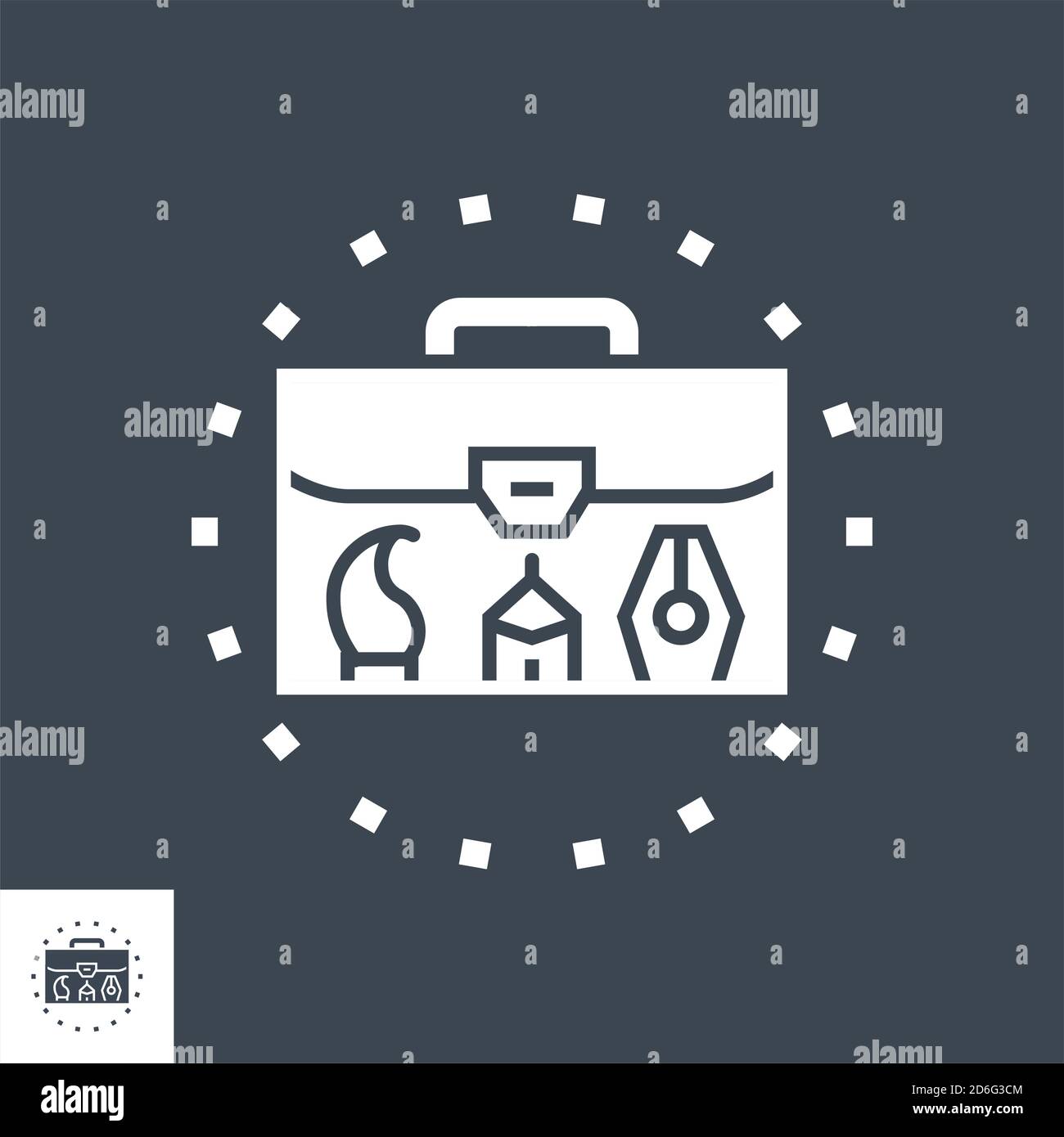 Portfolio Demonstration Vector Glyph Icon Stock Vector Image & Art - Alamy