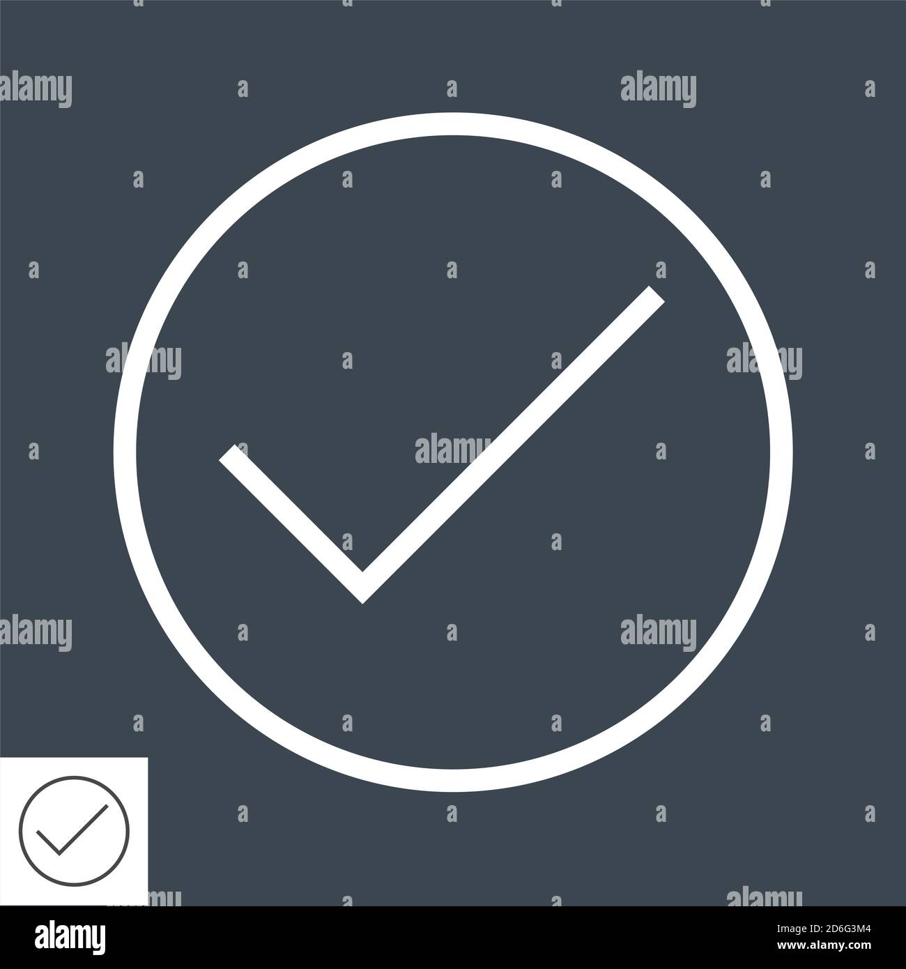 Right solution icon line Stock Vector Images - Alamy