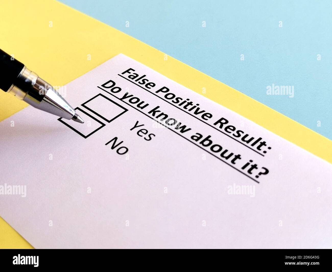 False positive result hi-res stock photography and images - Alamy