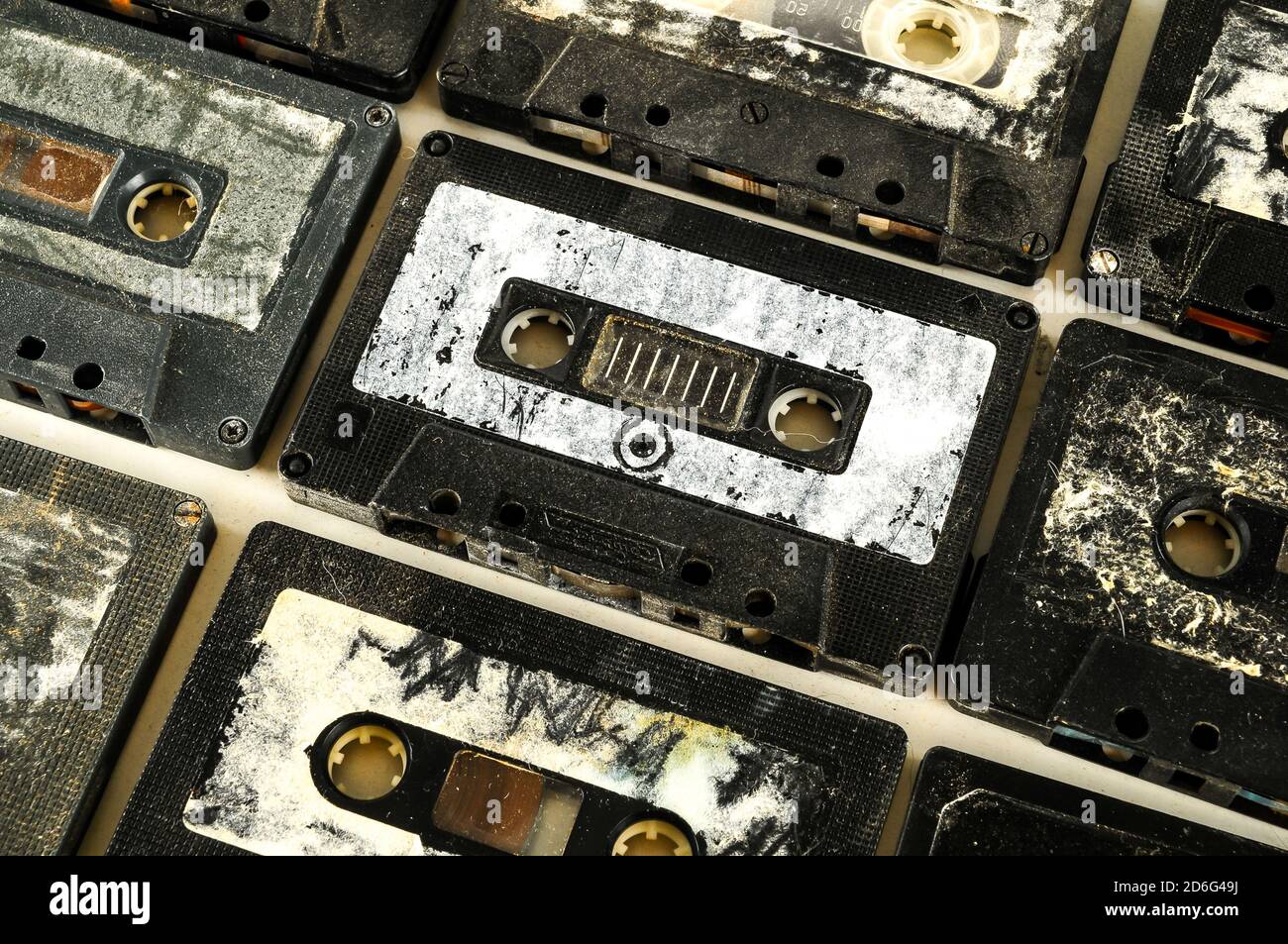 a selection of old audio cassettes Stock Photo - Alamy