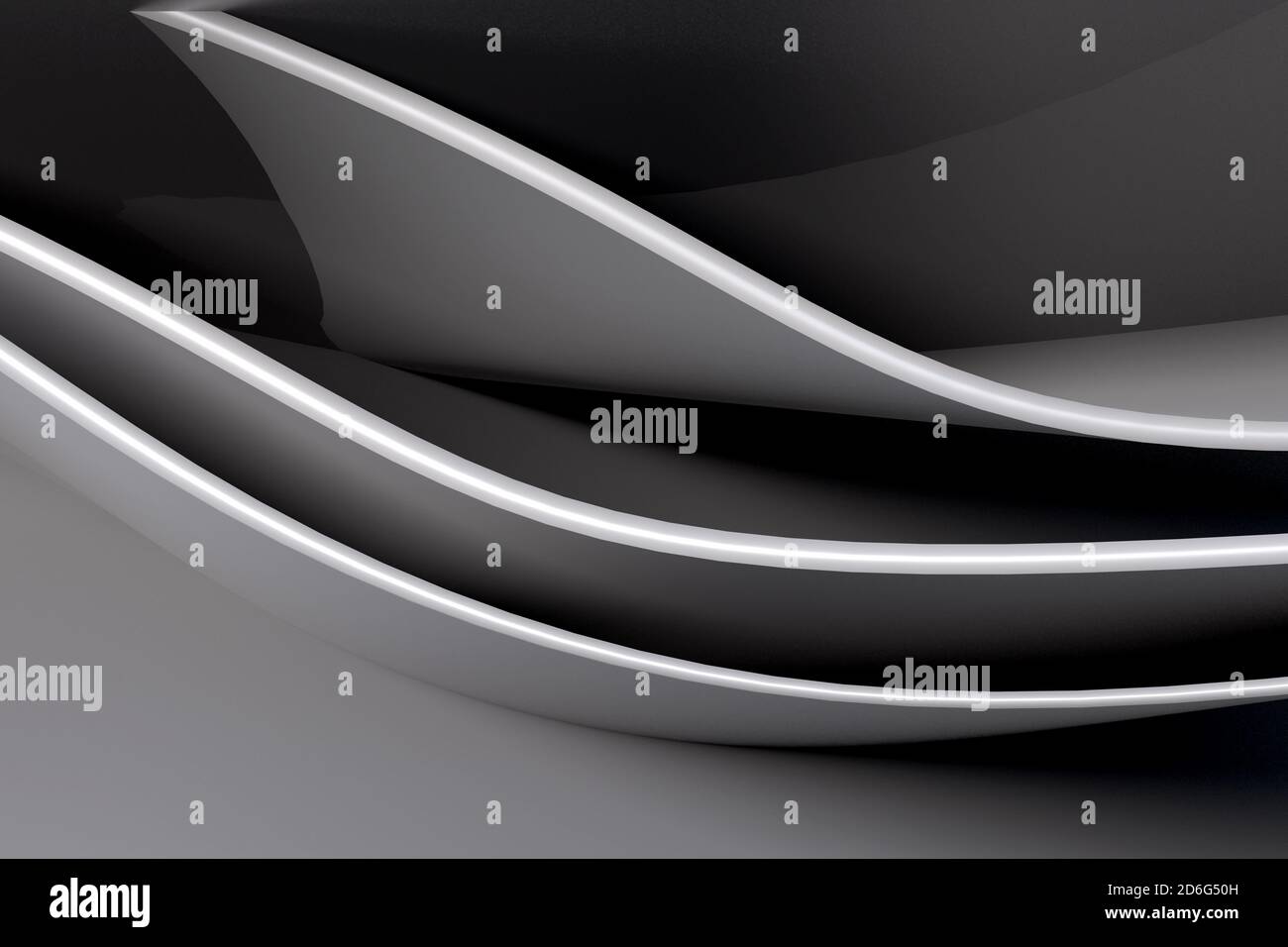 3d rendering of an abstract background with some grey shapes Stock ...