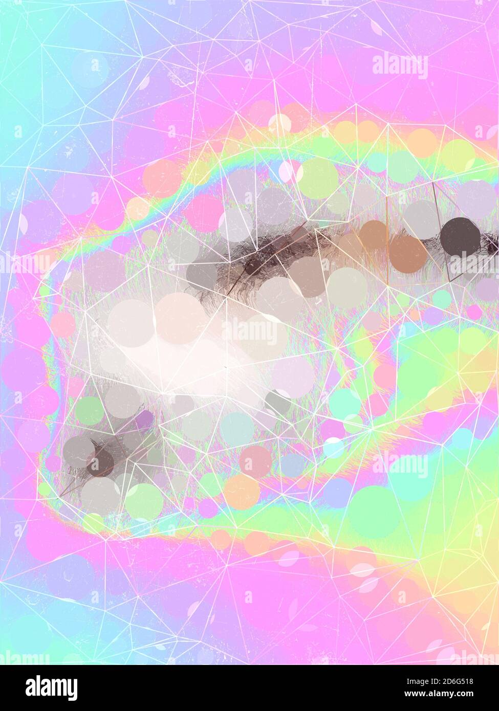 Abstract Colorful Geometrical Artwork Poster,Abstract Graphical Art ...