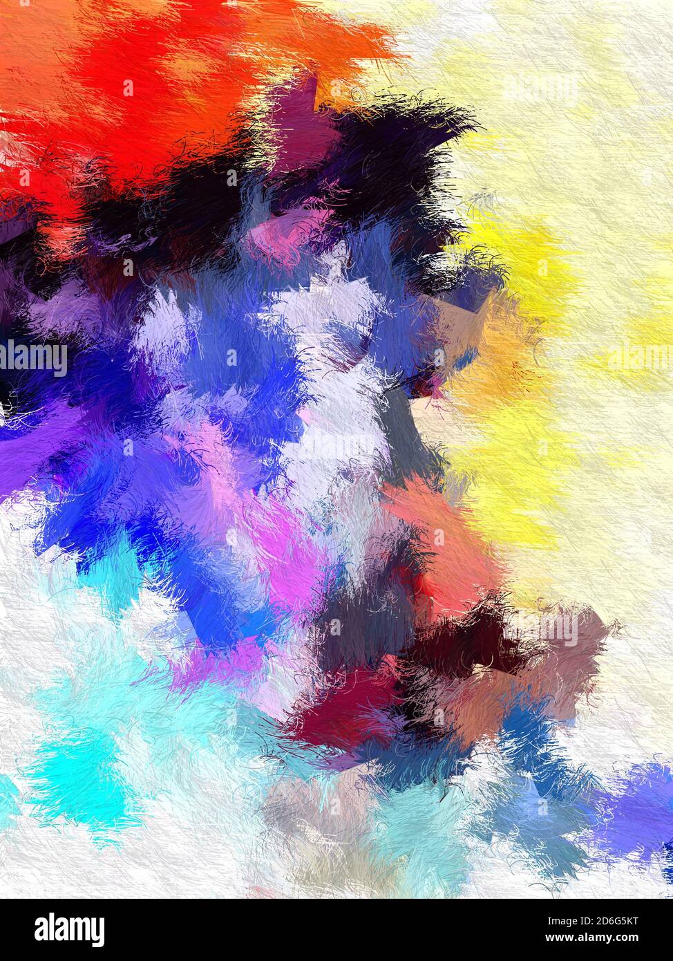 Abstract Colorful Geometrical Artwork Poster,Abstract Graphical Art ...