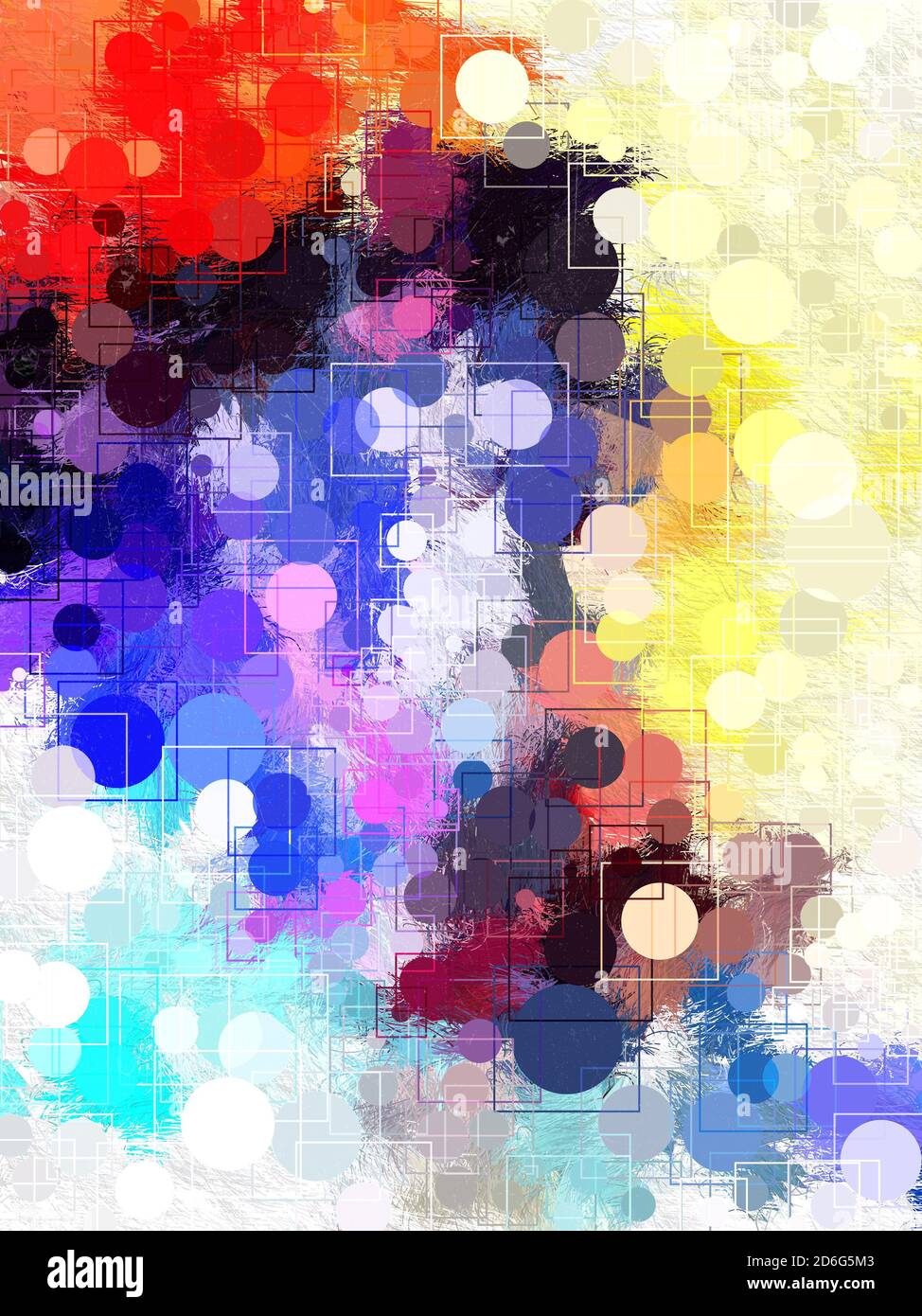 Abstract Colorful Geometrical Artwork Poster,Abstract Graphical Art ...